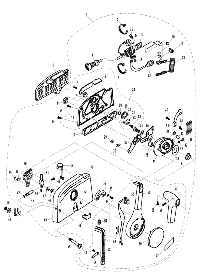 REMOTE CONTROL BOX - 2 Strock for T40